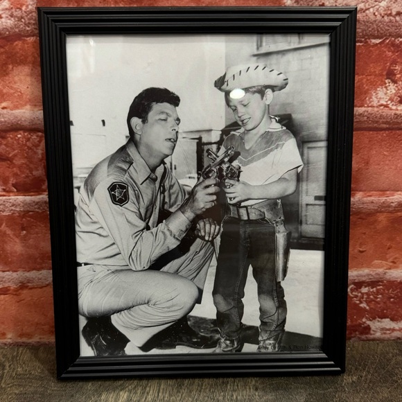Wall Decor | Vintage Andy Griffith Ron Howard Print 8x1 Black White ...